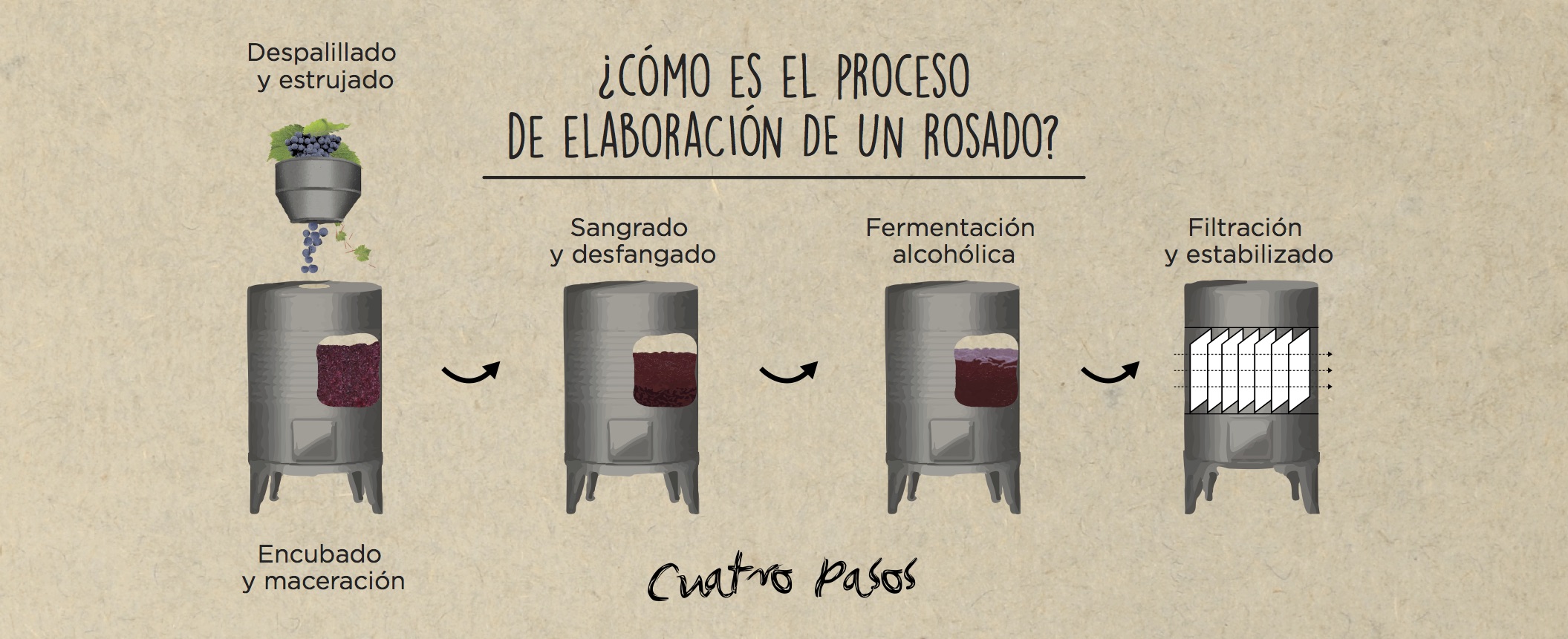 Fermentation Process Of Rose Wine